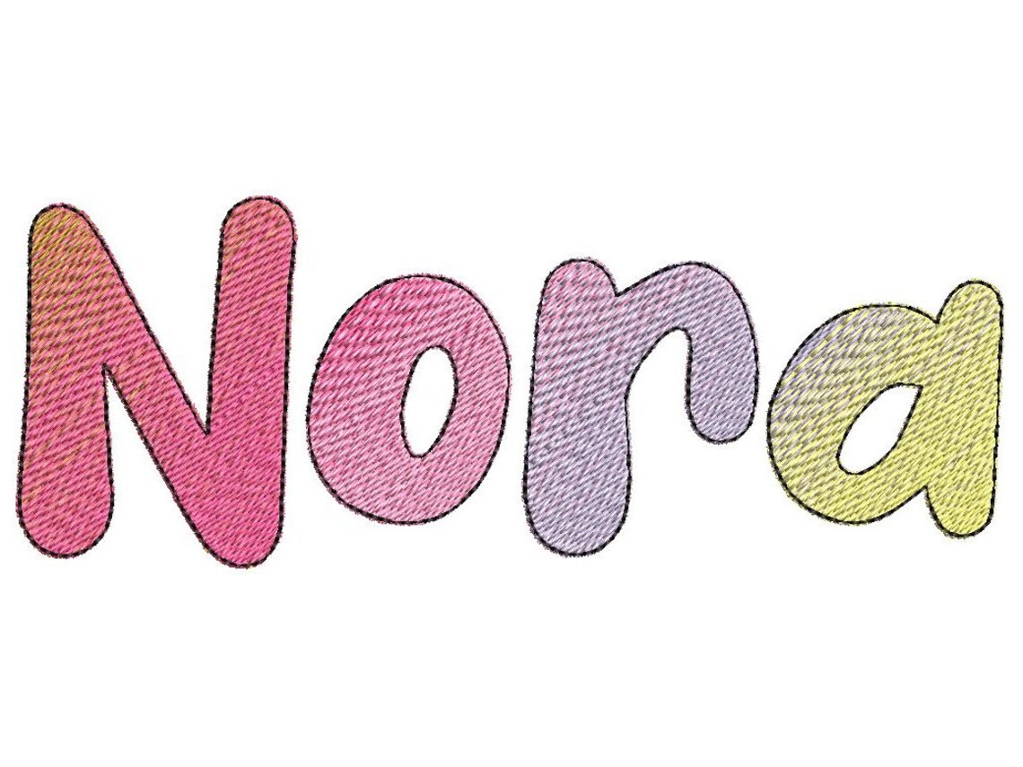 Rainbow Iridescent 2 Color Monogram Fun Kids Script FONT Alphabet ...