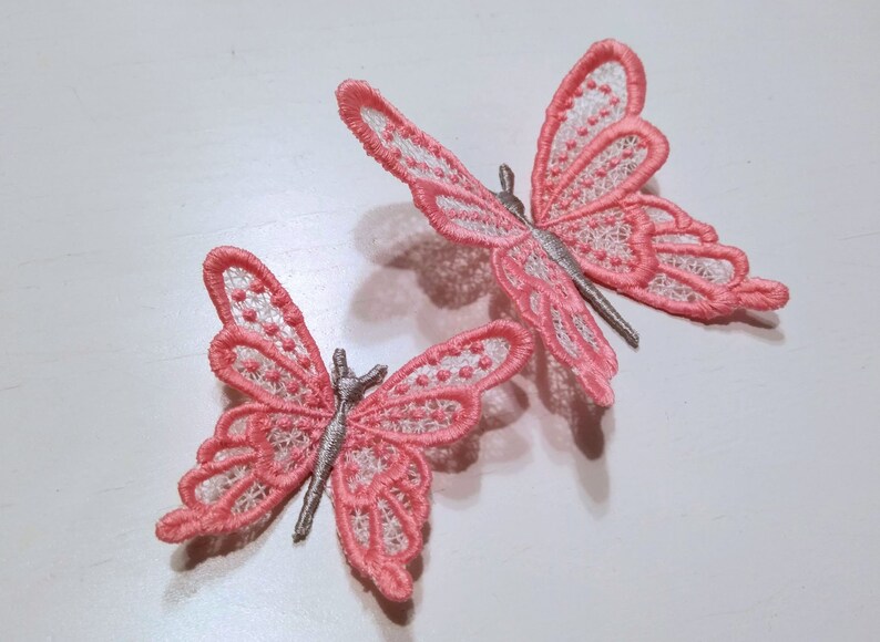 Cute FSL Butterfly Dimensional Free Standing Lace Machine - Etsy