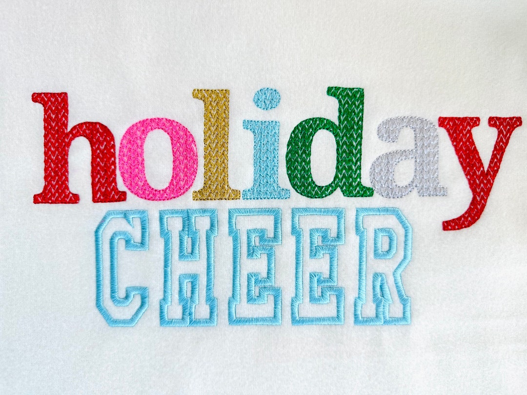 Knitted Effect Knit Sweater Light Stitch Font Sheriff Block Font ...