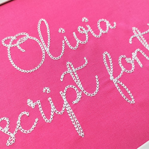 Nevin Machine Embroidery Font Alphabet 3 Sizes - Etsy