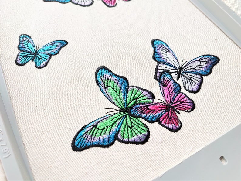 Realistic Small Butterflies 4 Types Machine Embroidery Designs - Etsy