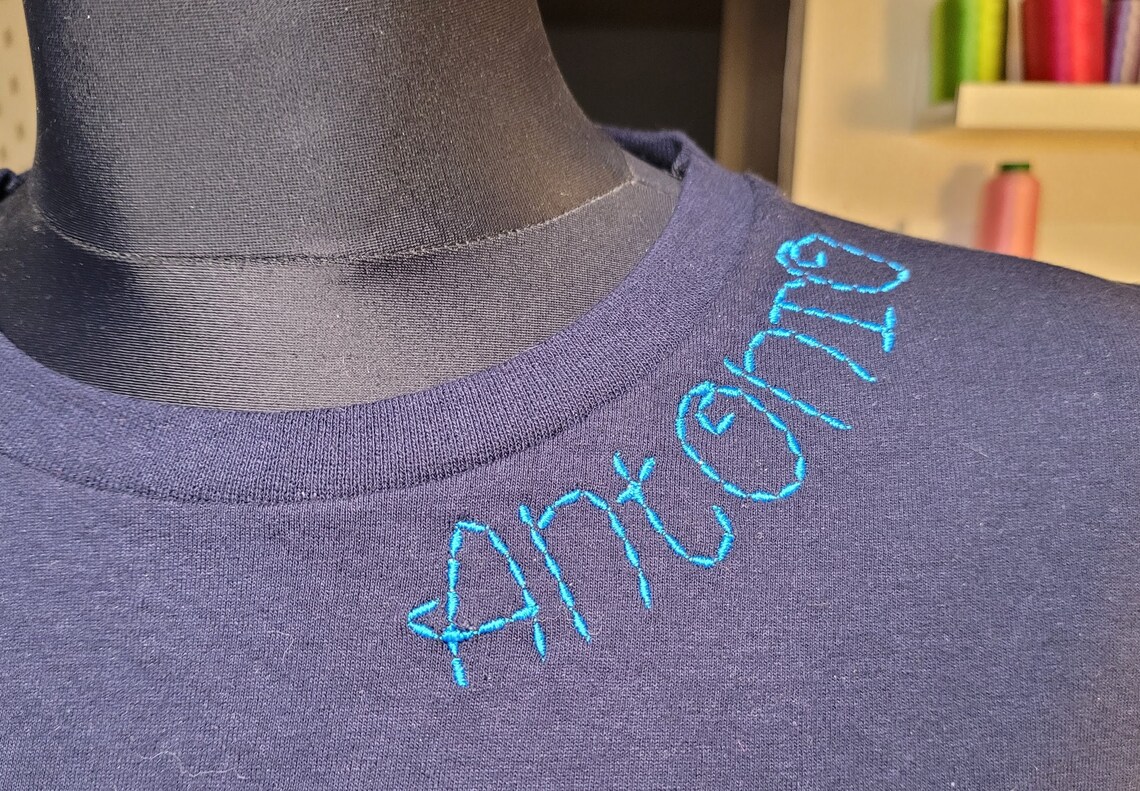 Hand Effect Stitch FONT Machine Embroidery Designs in Assorted - Etsy