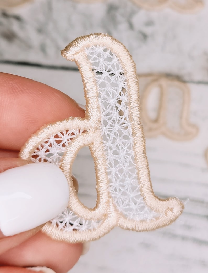 Delicate Lace Font Whole Alphabet A-Z Monogram FSL | Etsy