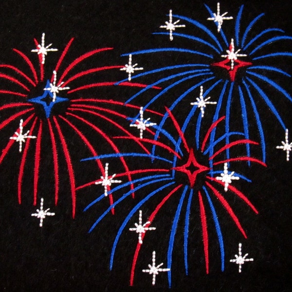 Fireworks Embroidery Designs - Etsy