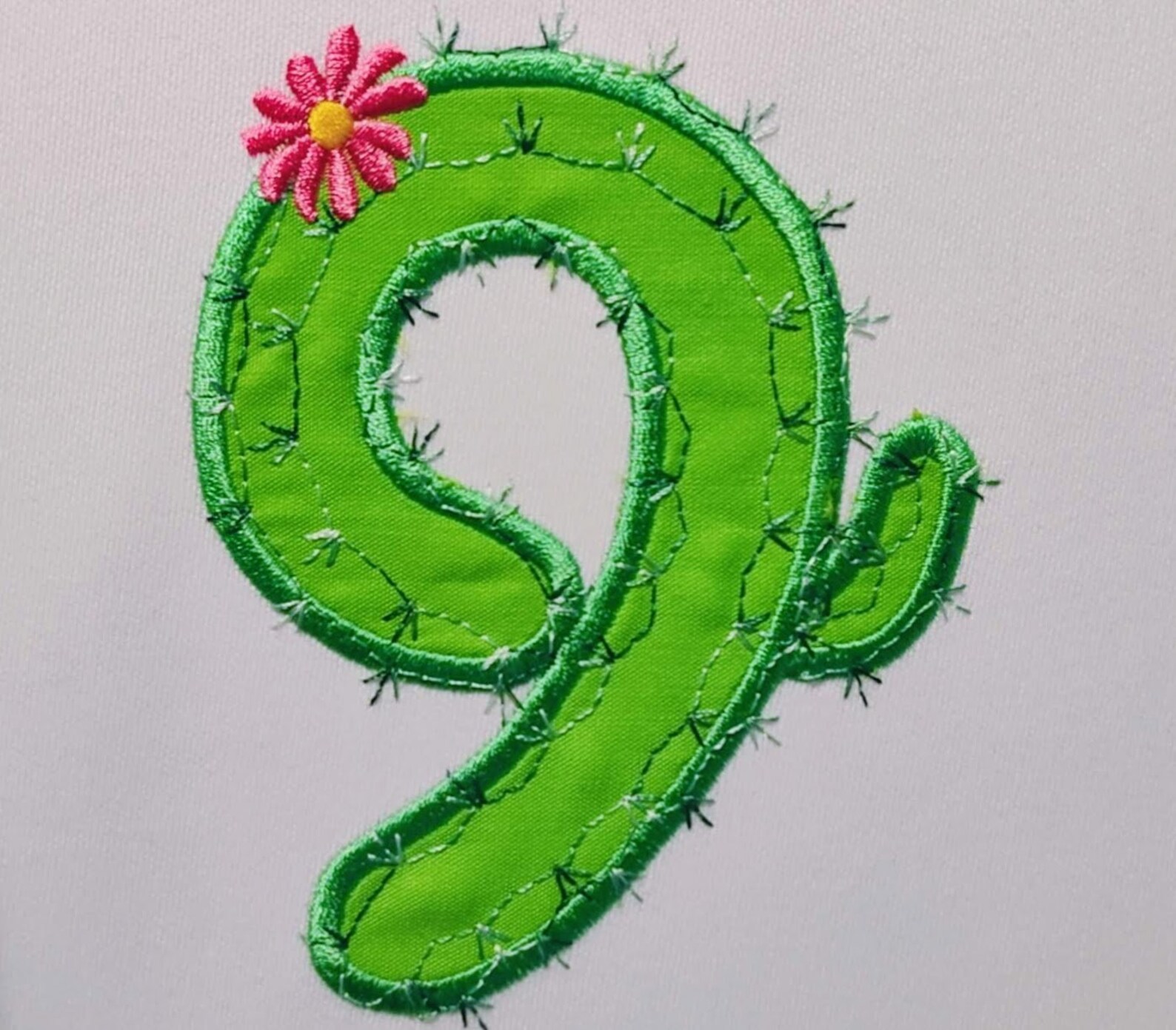 Cute Cactus Numbers Set Birthday Numbers Machine Embroidery - Etsy