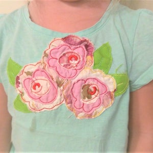 Shabby Chic Rose Flower Applique, Rose, Simply Roses Bouqet, Roses ...