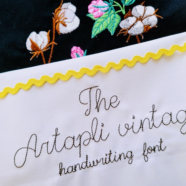 Mini Embroidery Font - Etsy