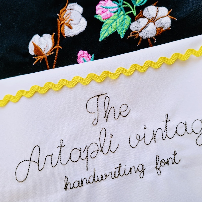 Mini Embroidery Font - Etsy
