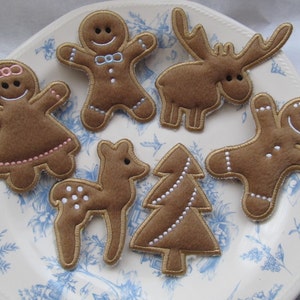 Cute Christmas Gingerbread Set - Machine Embroidery Designs ITH in the ...