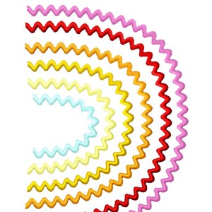 Rainbow Quick Stitch Rainbow Ric Rac Authentic Original Extraordinary ...