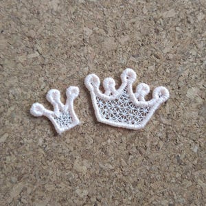 Little Princess MINI Crown 2 Types Set of 2 Lace Crowns FSL ...