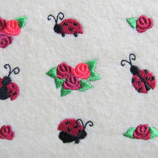 Ladybug Embroidery - Etsy