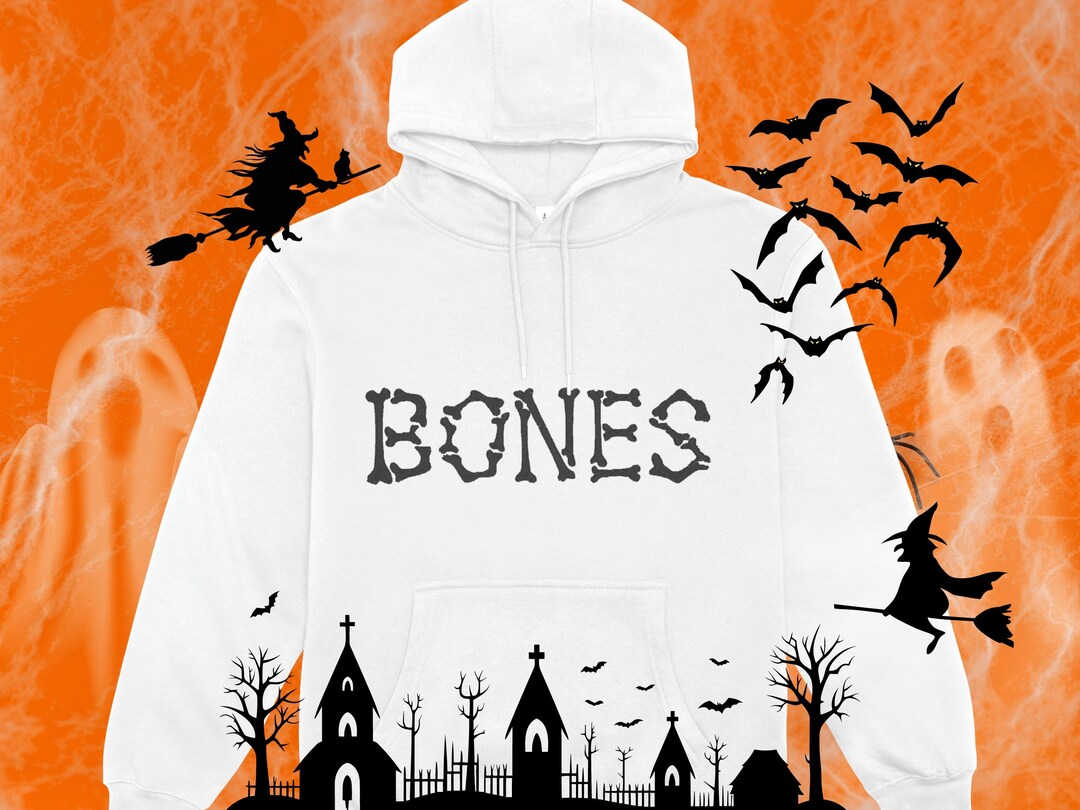 Halloween Spooky Bones Font Scary Alphabet Letters From Skeleton Bones Machine Embroidery ...