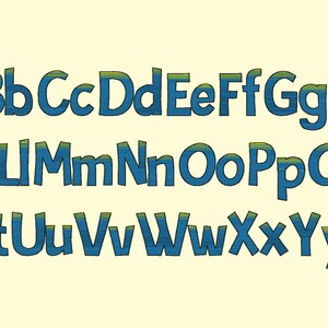 Iridescent 2 Color Block FONT Alphabet Machine Embroidery Designs in ...