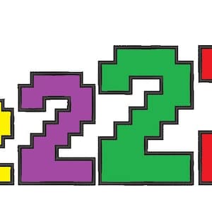 Gamer Block Font Letters A-Z Whole Alphabet and Numbers 0-9 Crewmate ...