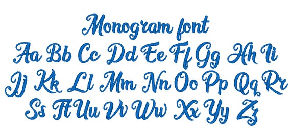 Girly Font Alphabet