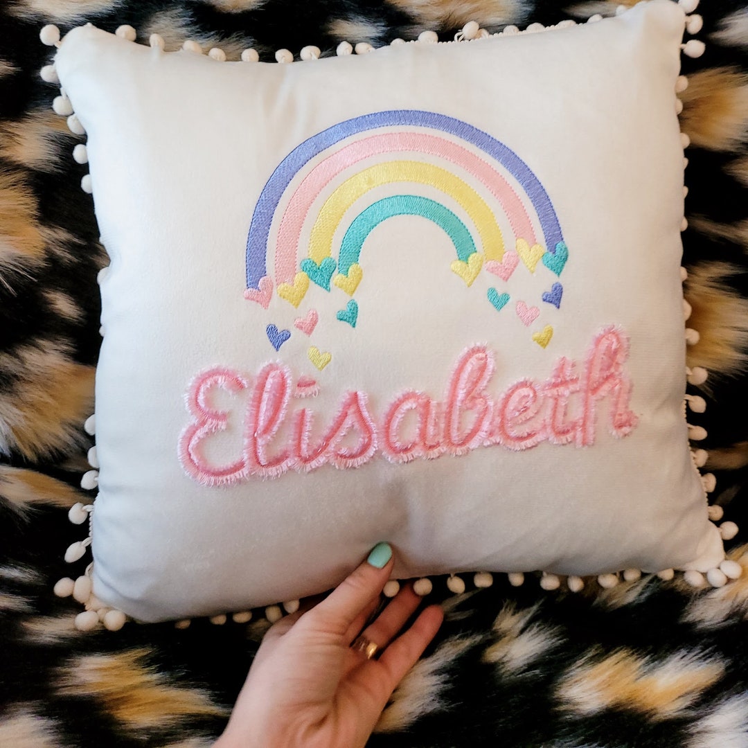 Fringed Handwriting Fluffy FONT Machine Embroidery Designs in Assorted ...