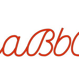Baby Satin Stitch Handwritten Font Alphabet Playful Kids Baby Monogram ...