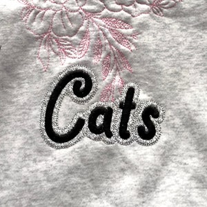 Glitter Vinyl Hand Calligraphy Writing Satin FONT Glitter Layer ...