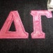 Fraternities and Sororities Greek Font, Alphabet Simple Applique With ...