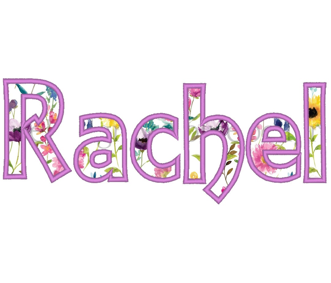 Monogram Applique Font Machine Embroidery Applique Designs, Monogram ...