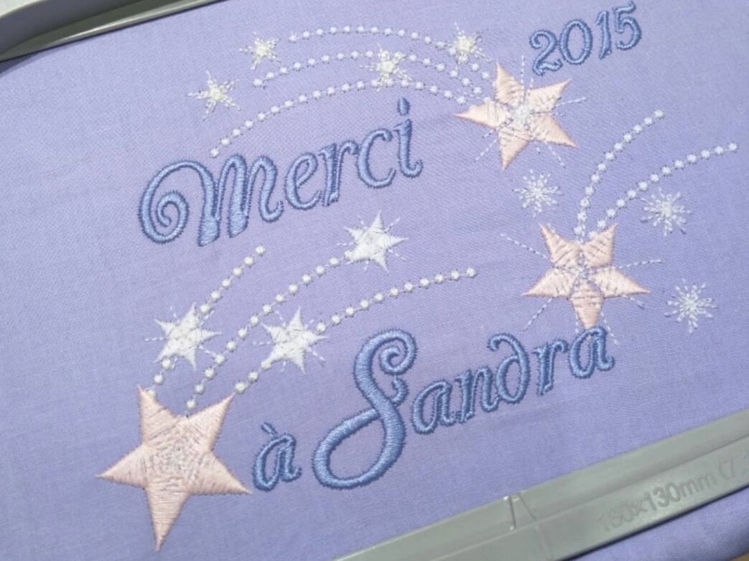 Falling Stars Many Types and Sizes - Embroidery Machine Designs, Add ...