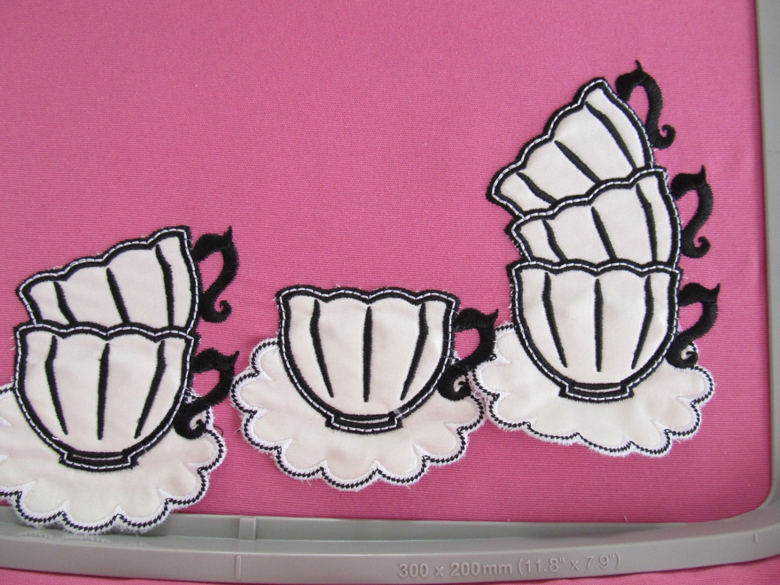Tea Party Stacks of Teacups Curved Stack of Teacups and - Etsy