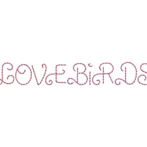 Hand Stitch Effect FONT Machine Embroidery Designs in Assorted Mini ...