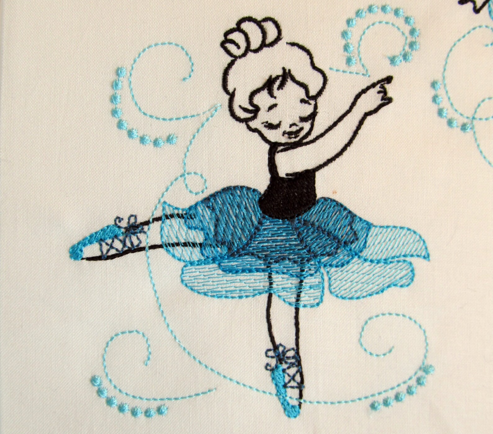 Unique Little Dancer Embroidery Outline Designs / 4x4 5x7 and - Etsy