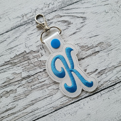 In the Hoop Vinyl Key Fobs Machine Embroidery Design Files - Etsy