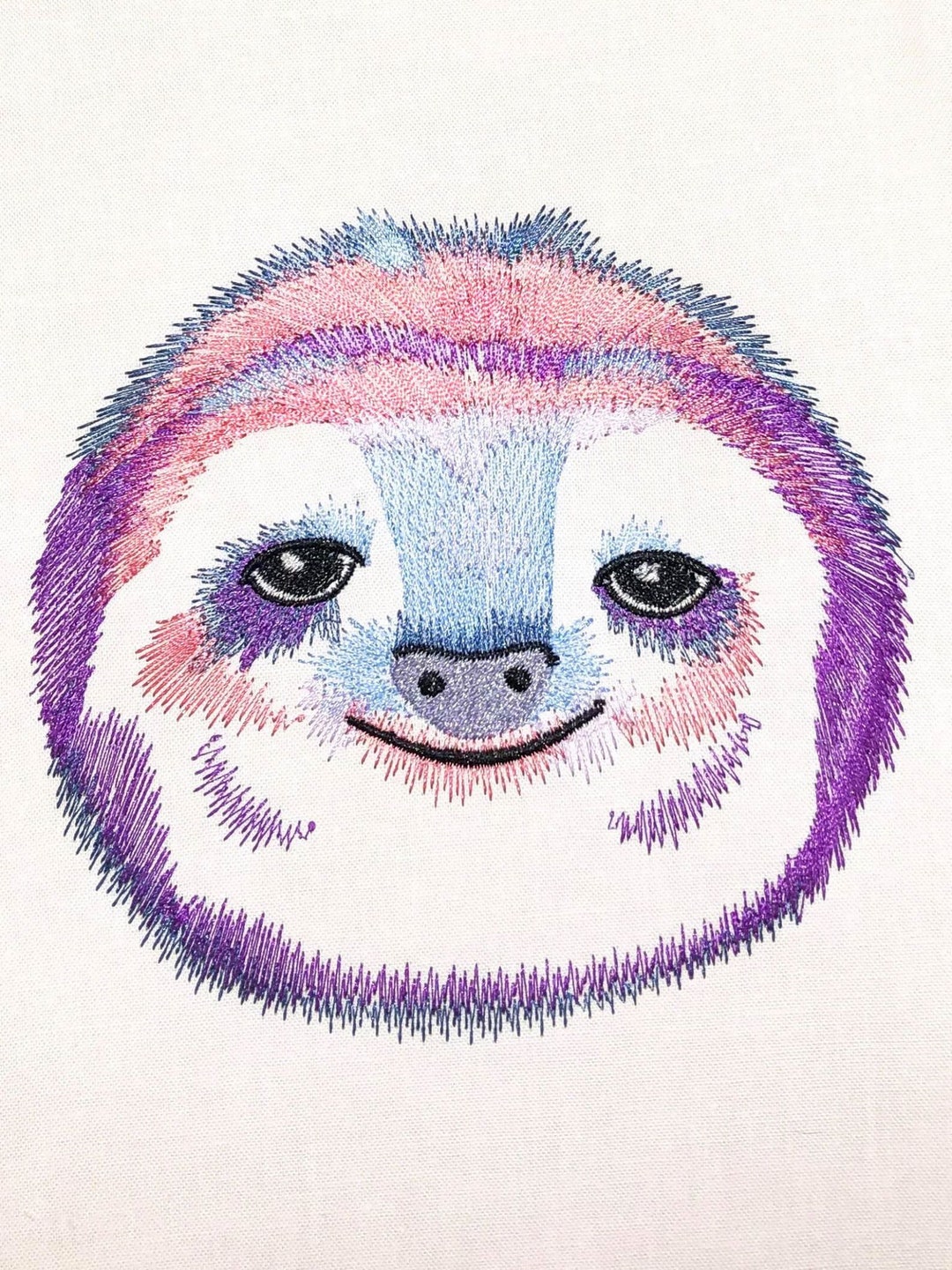Sloth Face, Pretty Eyes Sloth, Sloth Head Machine Embroidery Designs ...