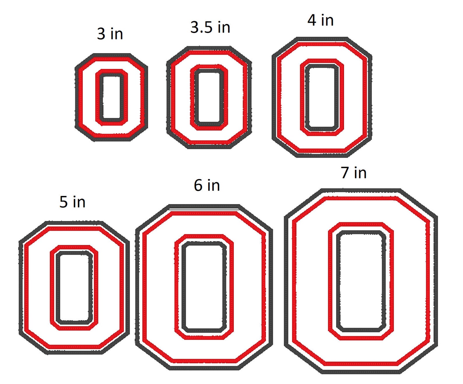 Varsity Collegiate Athletic Block Type Font Machine Embroidery Designs ...