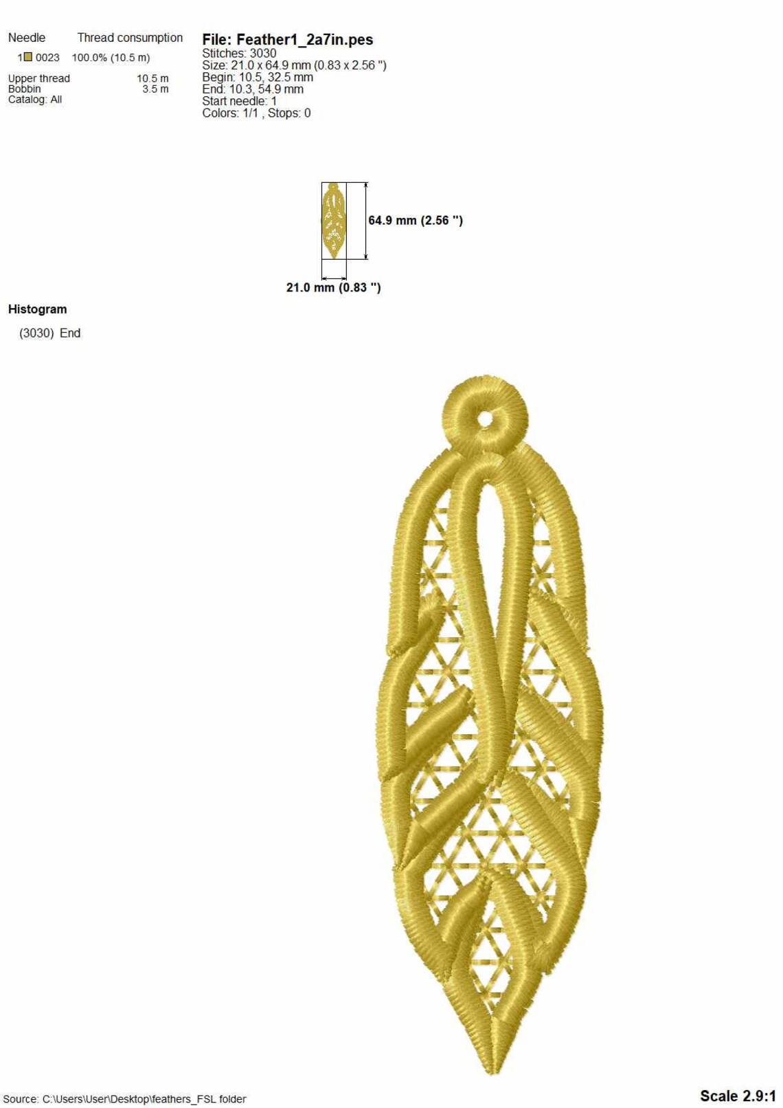 FSL Lace Feathers 5 Types Feather Embroidery Design Assorted Sizes Lace ...