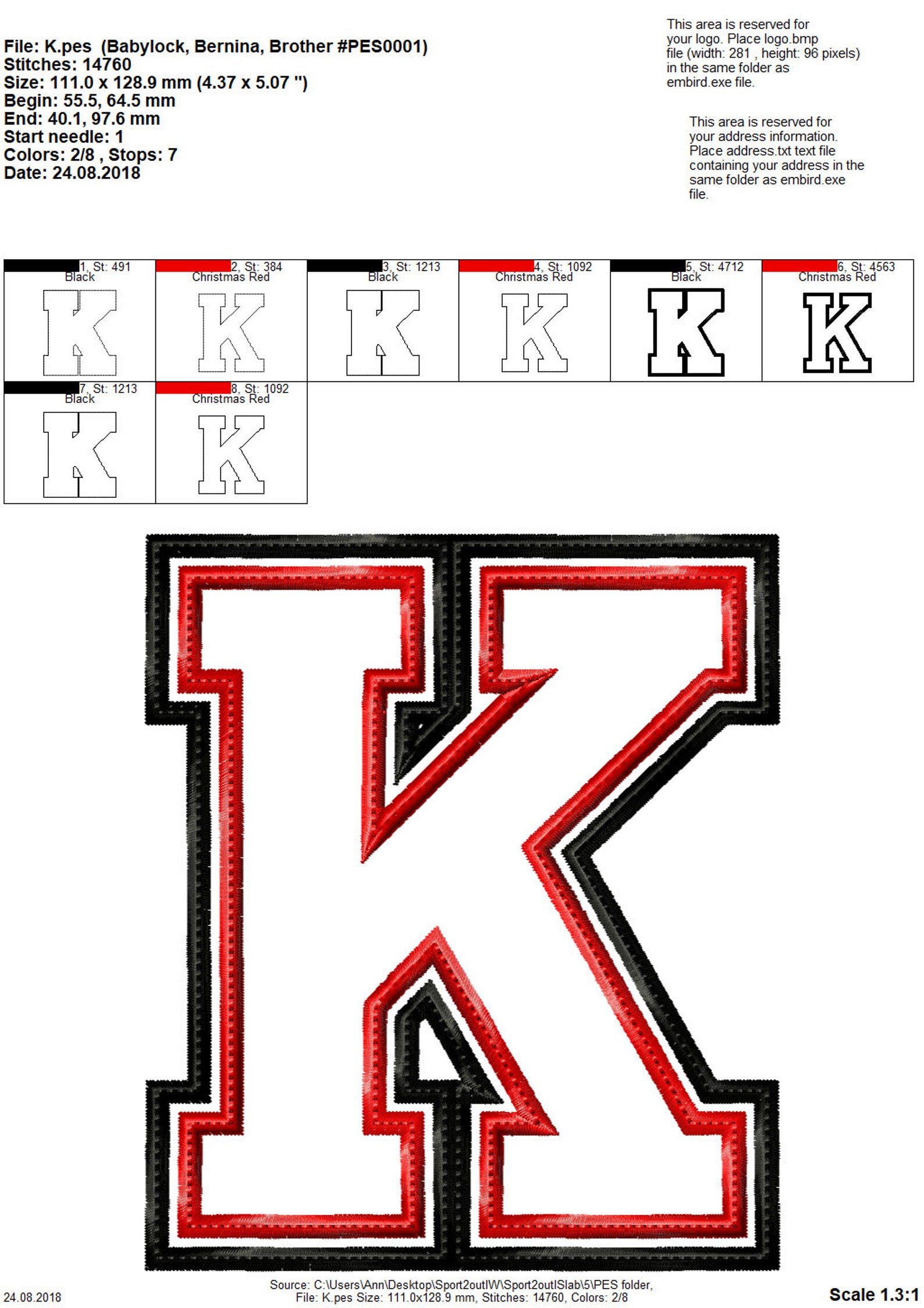 Varsity Collegiate Athletic Block Type Font Machine Embroidery Designs ...