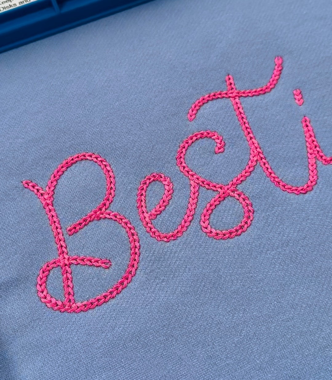 Dense Chain Bold Chain Stitch FONT Machine Embroidery Designs in ...