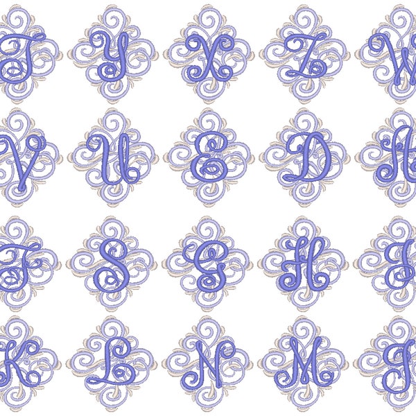 One Letter Monogram - Etsy