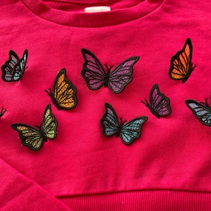 Butterfly 3D 3-dimensional FSL Freestanding Lace Machine Embroidery ...
