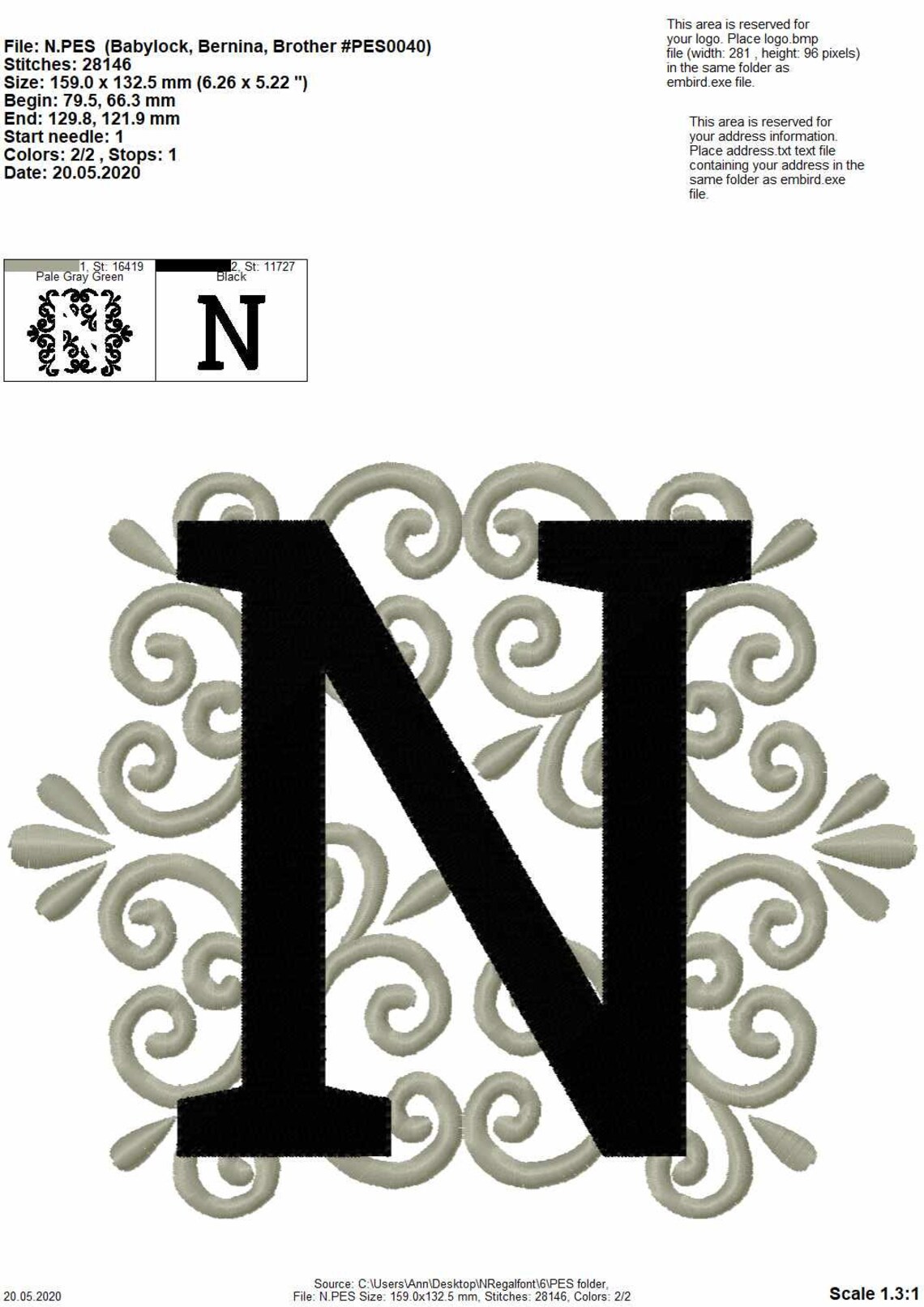Regal Royal Classic Letter N Garden Flag Monogram Lace Swirl | Etsy