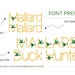 Satin Stitch Mallard Font Block Type Alphabet Monogram Machine ...