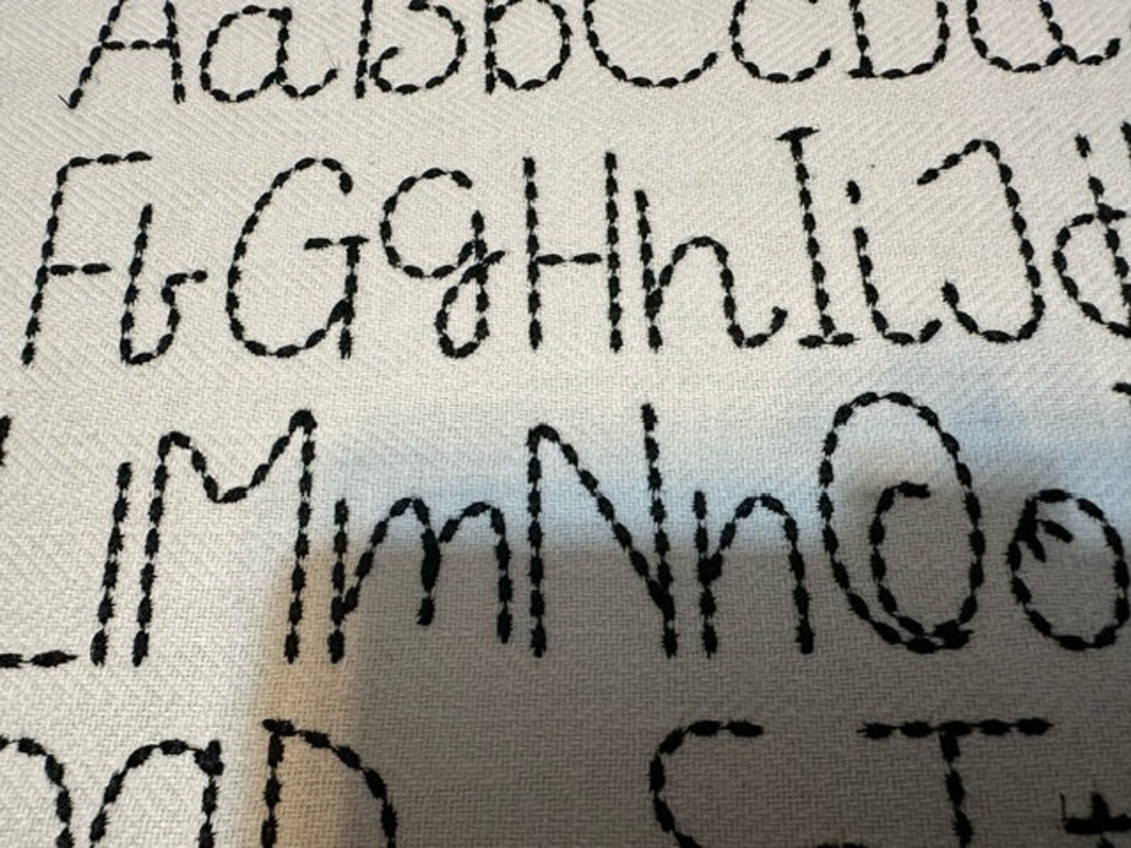 Must Have Hand Stitch Effect FONT Machine Embroidery Designs in Assorted Sizes Mini Alphabet ...