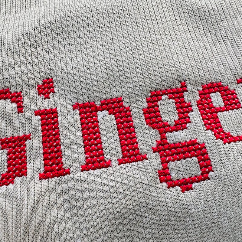 Crossstitch Font Dst File - Etsy