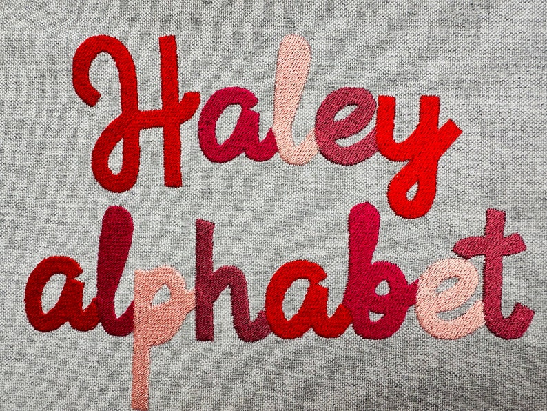 Fill Stitch Beauty Font Alphabet Beach Towel Baby Monogram Name Machine ...