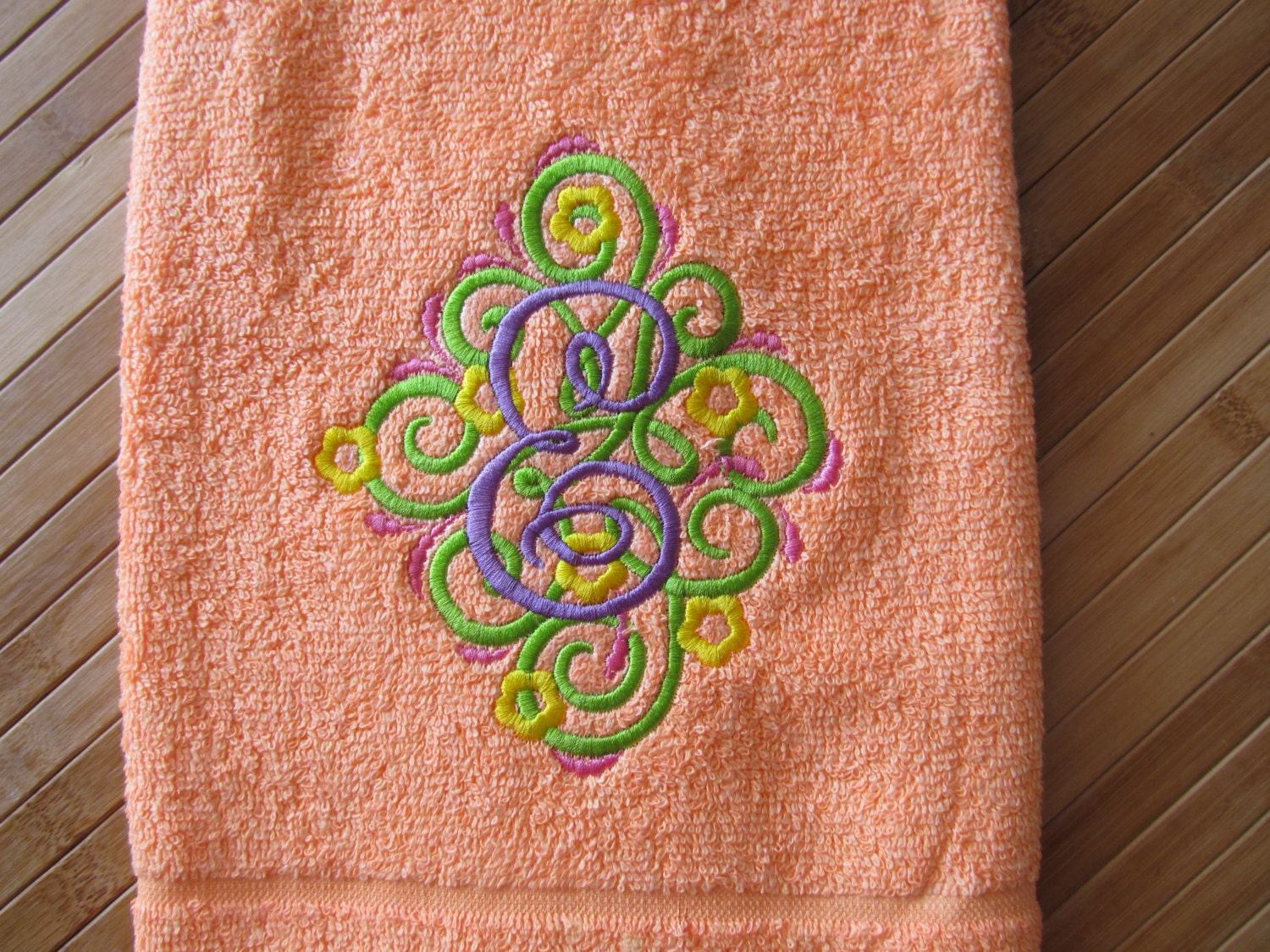 Ornamental, colorful, swirl and curl Monogram whole set - machine ...