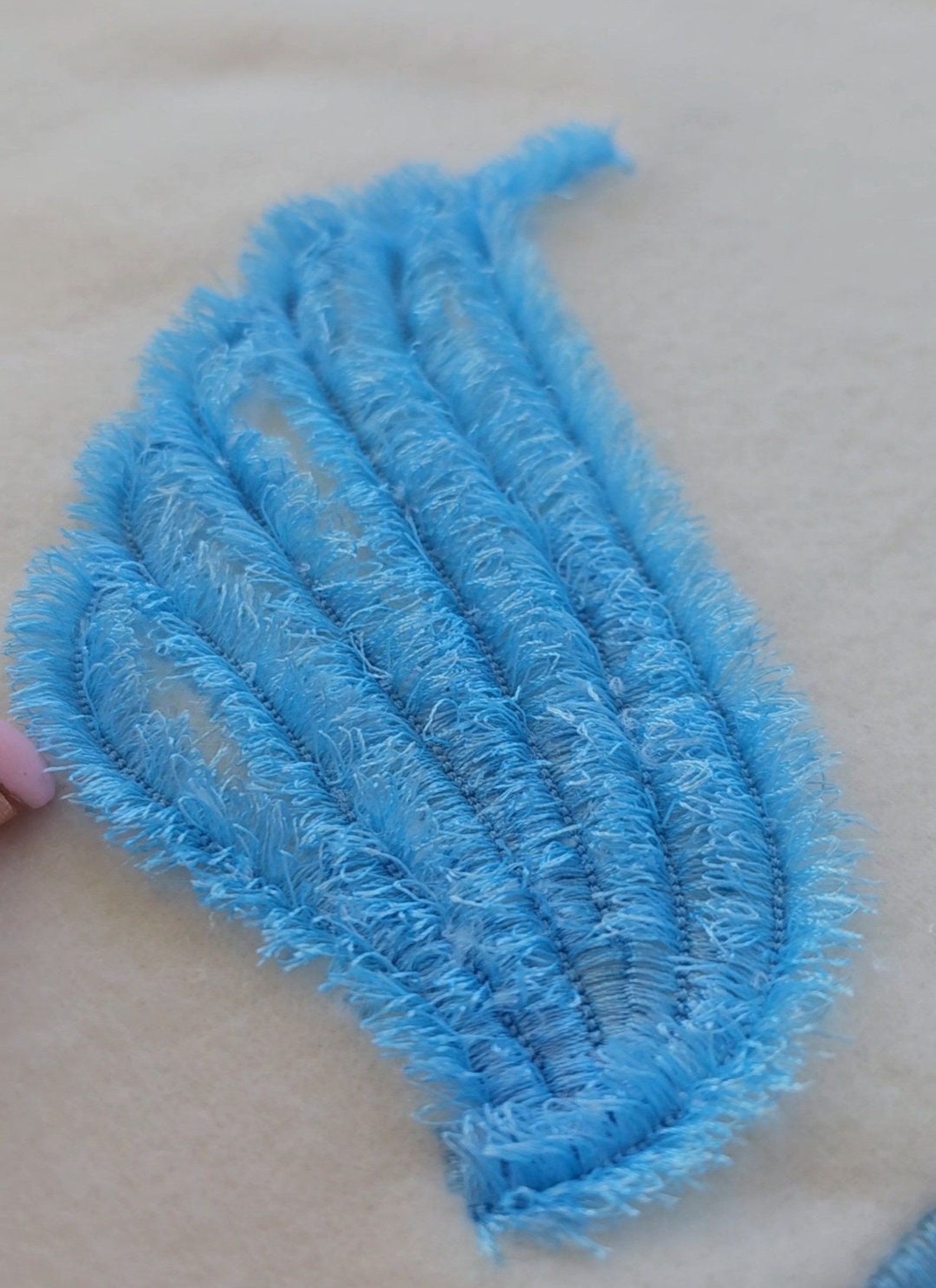 Fringed Chenille Wings Kids Outfit Machine Embroidery Designs Many ...