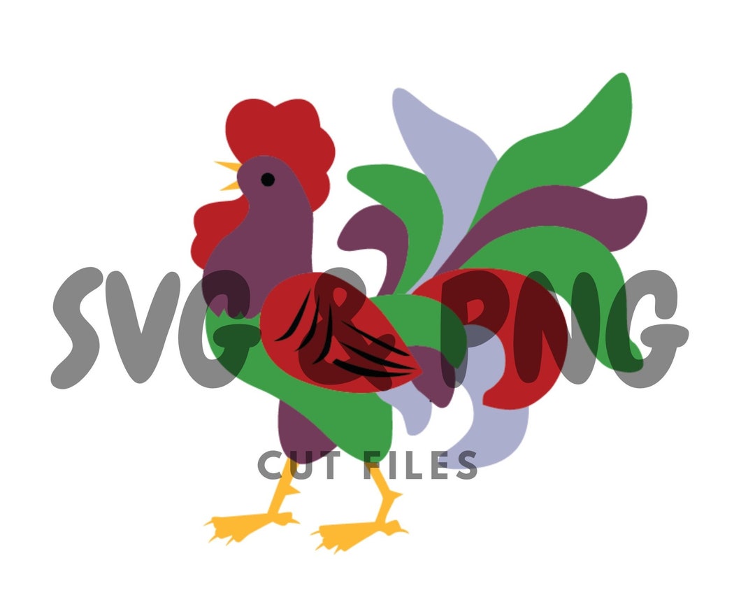 Vintage Rooster Kitchen SVG and PNG Cut Files to Use With the ...