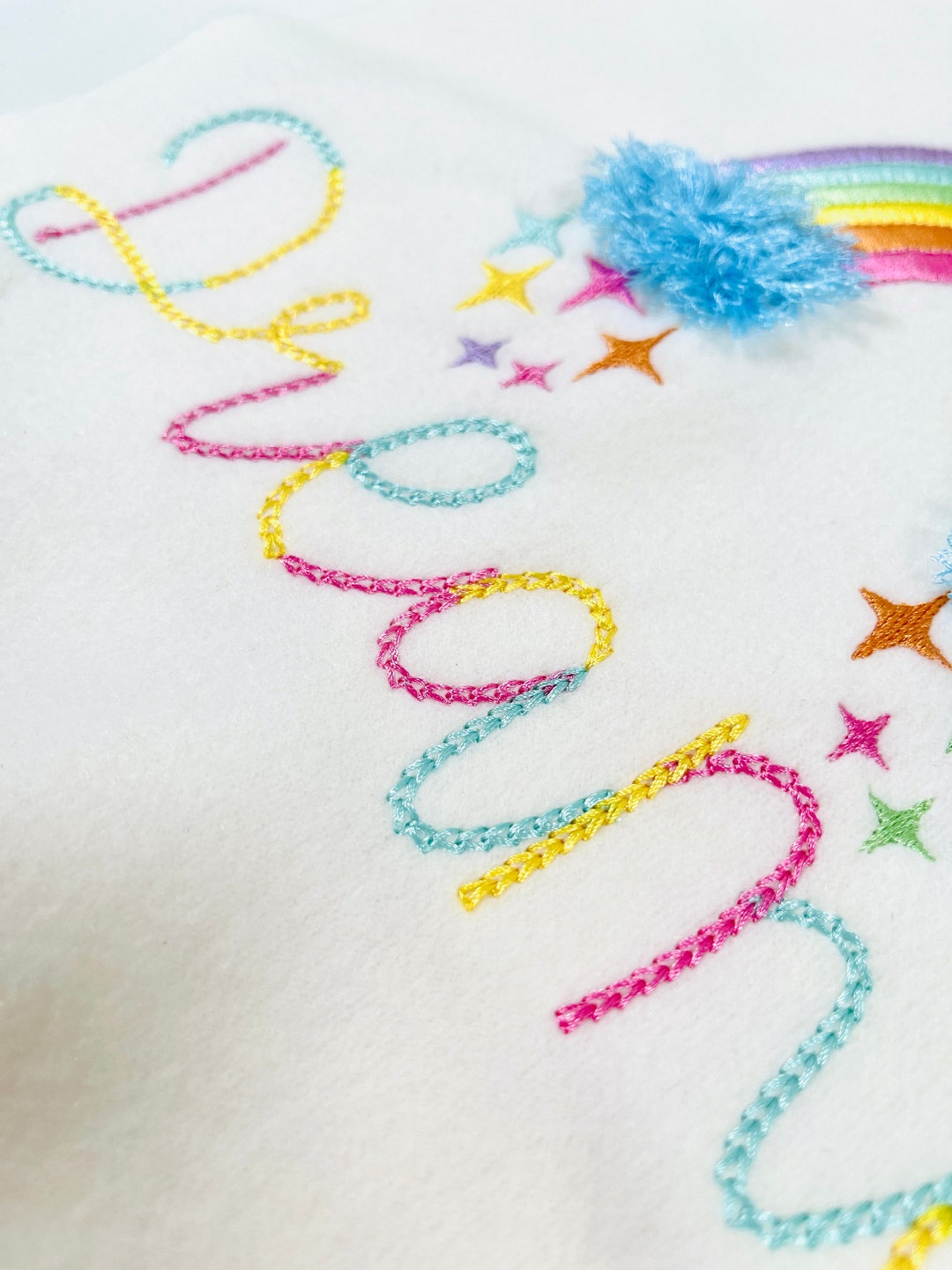 Color Smash Light Stitch Chain FONT Machine Embroidery Designs in ...