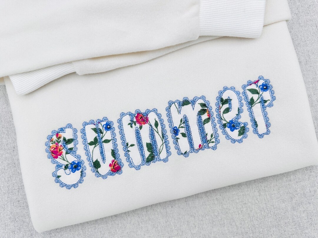 Lace Edge FONT Raggedy Edge Applique Alphabet Monogram Vintage Style ...
