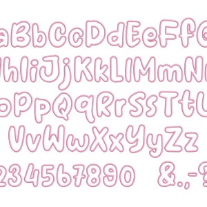 Baby Applique Font Machine Embroidery Applique Designs Monogram ...