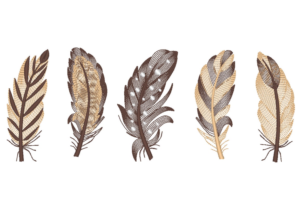 Light Tiger Leopard Printed Feathers Light Delicate Feathers | Etsy