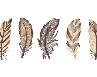 Light Tiger Leopard Printed Feathers Light Delicate Feathers - Etsy